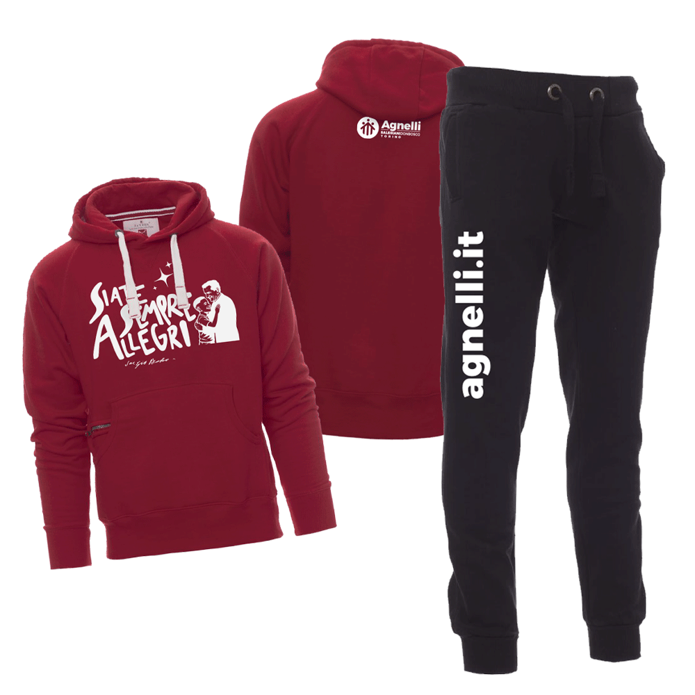 Set tuta uomo e donna Rossa - Istituto Agnelli | Italy School by Italy ...